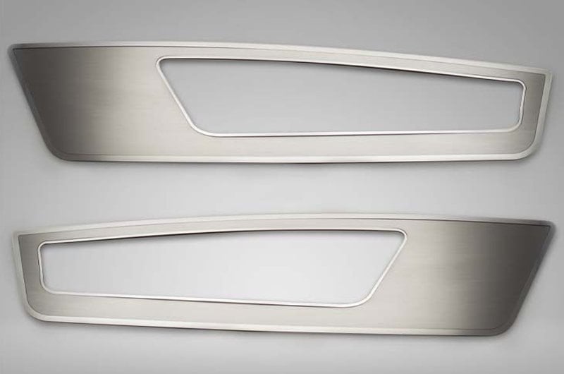 American Car Craft® 271036-PLAIN - Brushed Door Guards