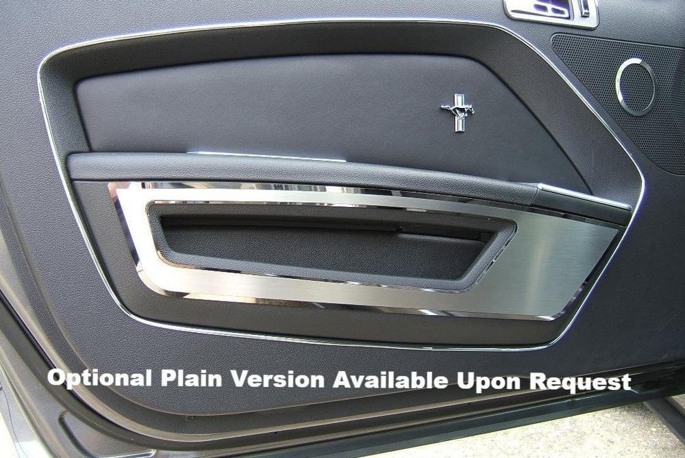 American Car Craft® 271036-PLAIN - Brushed Door Guards