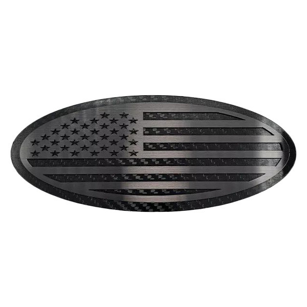 American Car Craft® 762002 - "American Flag" Carbon Fiber Emblem