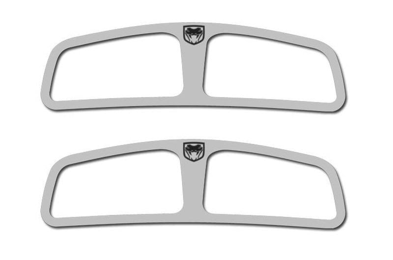 American Car Craft® 971011 - Polished Front Seat Trim Plates with Viper ...