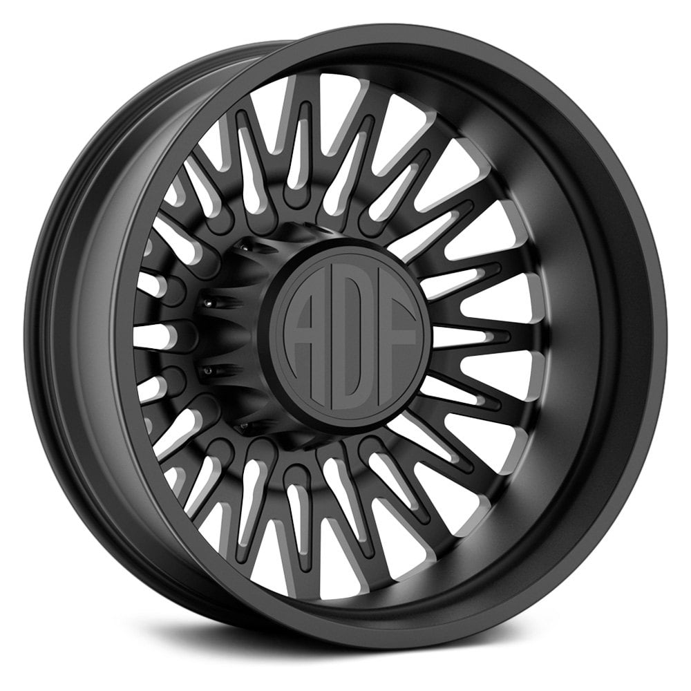 AMERICAN DESIGN FACTORY® BOBTAIL DUALLY Wheels - Satin Black Rims