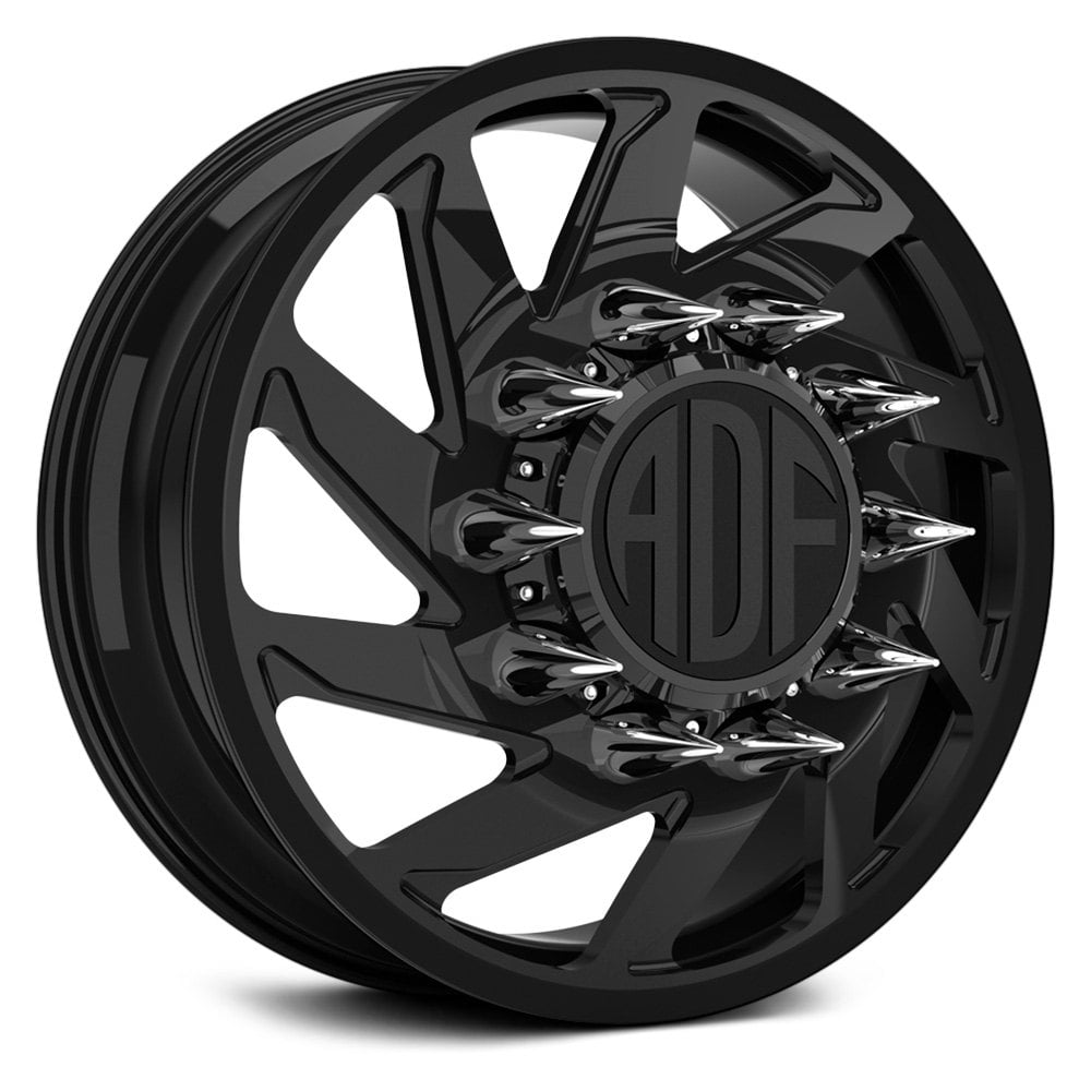 AMERICAN DESIGN FACTORY® CONTRACTOR DUALLY Wheels - Gloss Black Rims