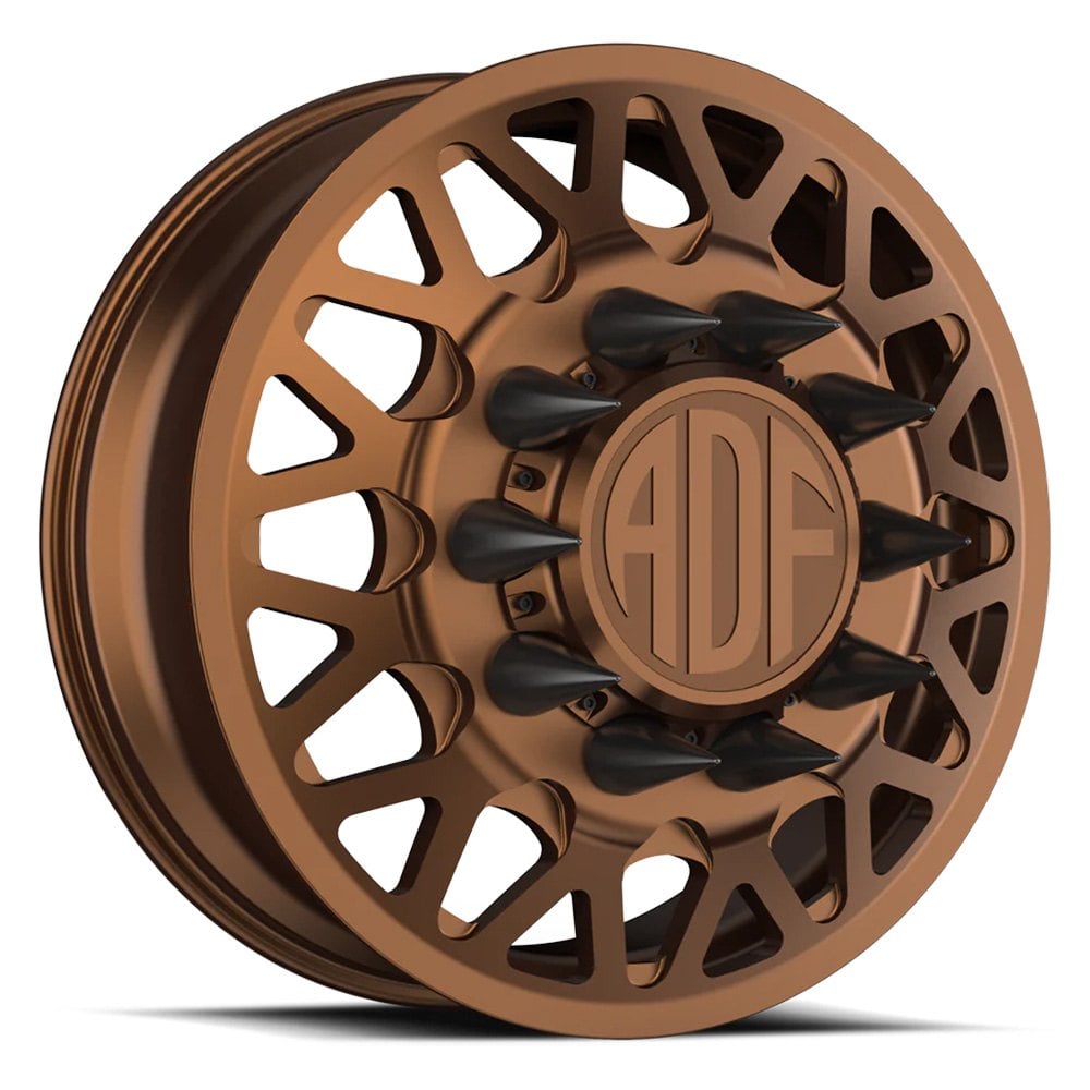 AMERICAN DESIGN FACTORY® HOT SHOT DUALLY Wheels - Bronze Rims