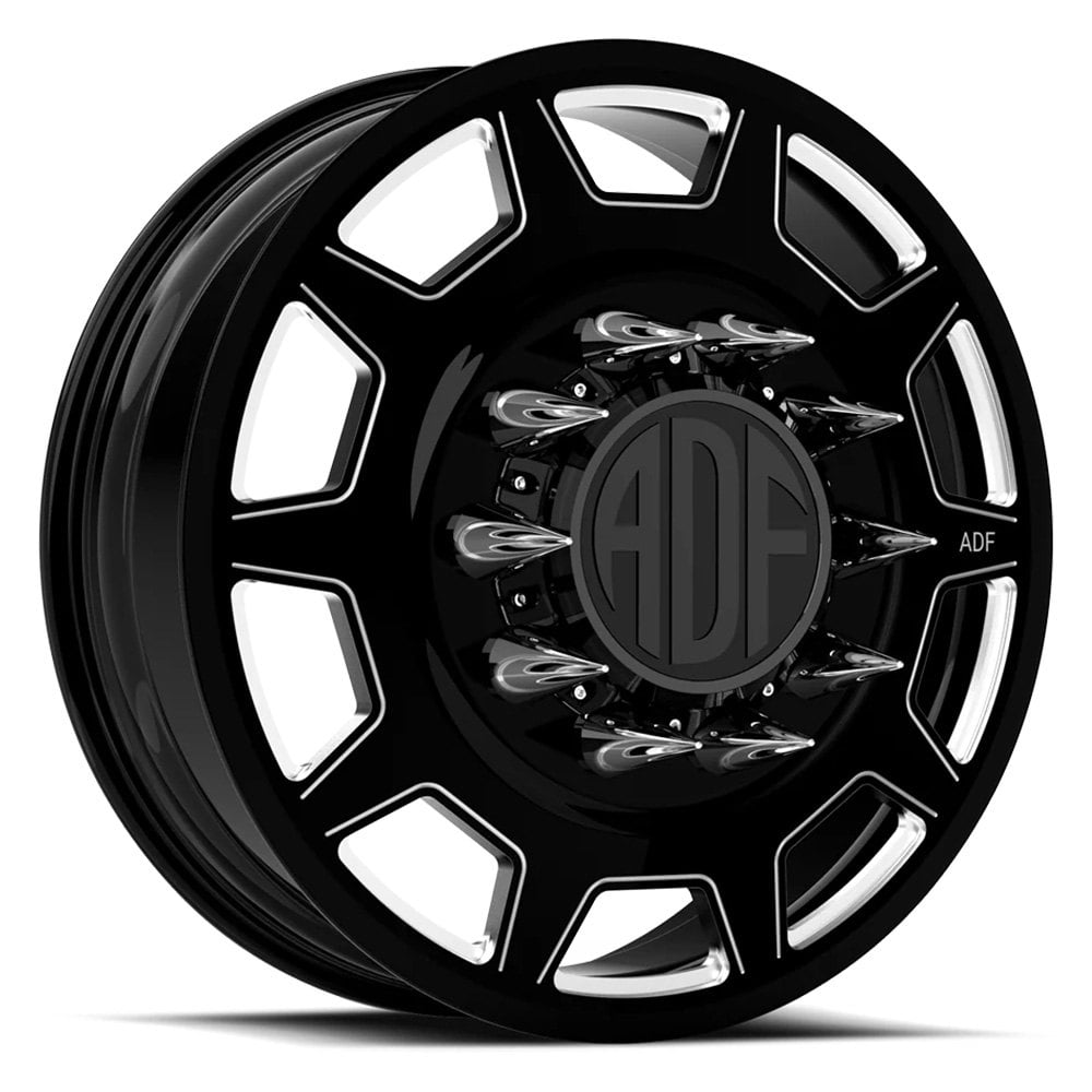 AMERICAN DESIGN FACTORY® RETRO DUALLY Wheels - Gloss Black with ...