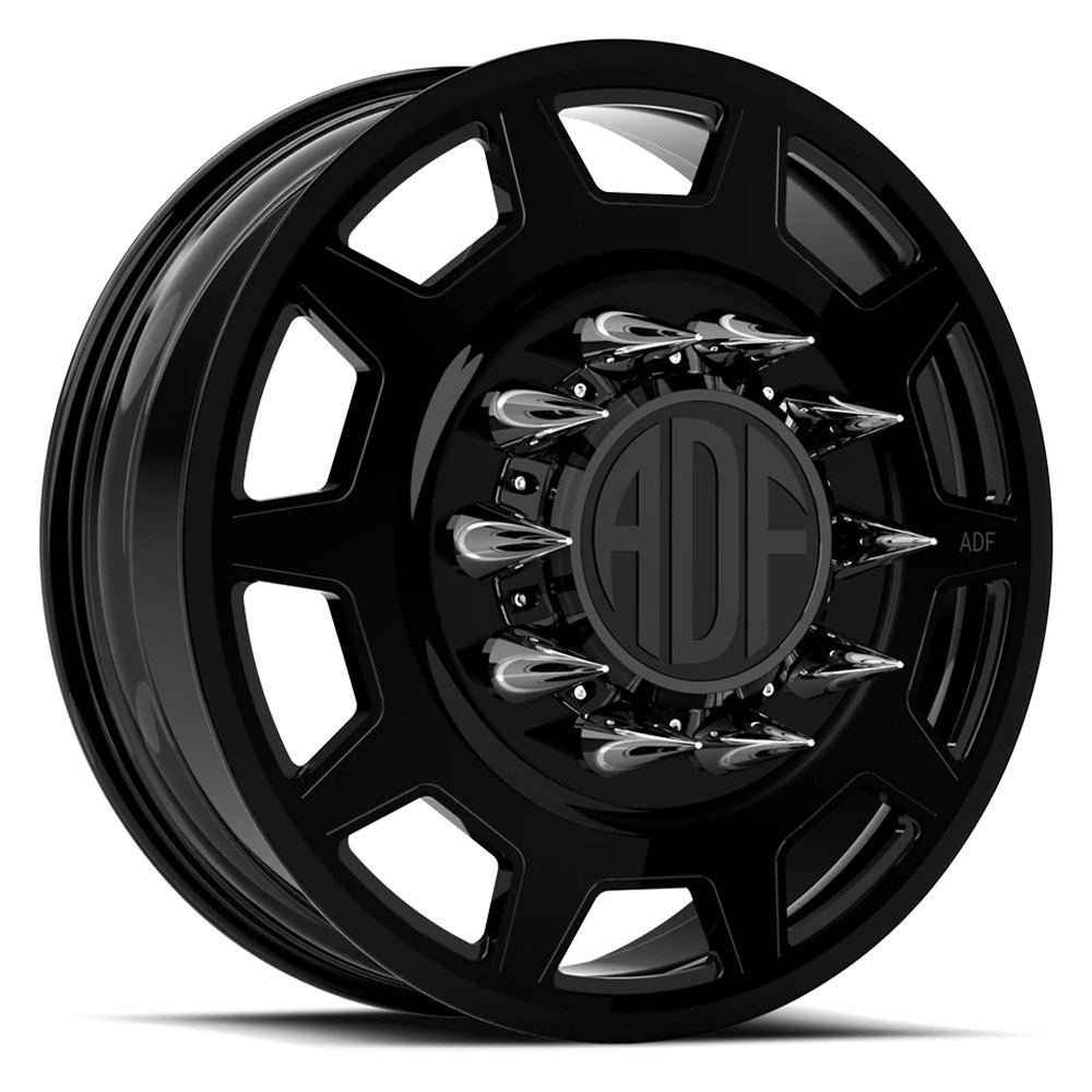 AMERICAN DESIGN FACTORY® RETRO DUALLY Wheels - Gloss Black Rims