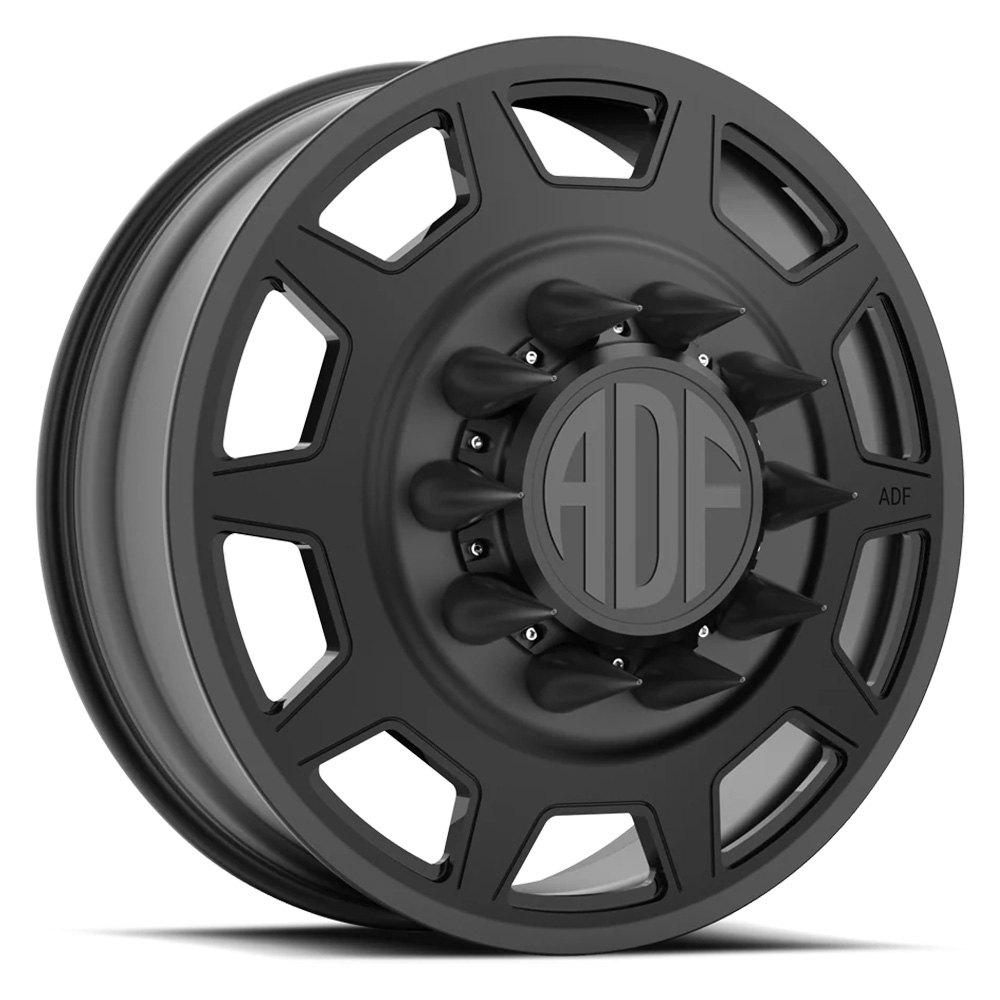 AMERICAN DESIGN FACTORY® RETRO DUALLY Wheels - Satin Black Rims