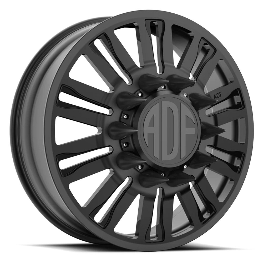 AMERICAN DESIGN FACTORY® RIPPER DUALLY Wheels - Satin Black Rims