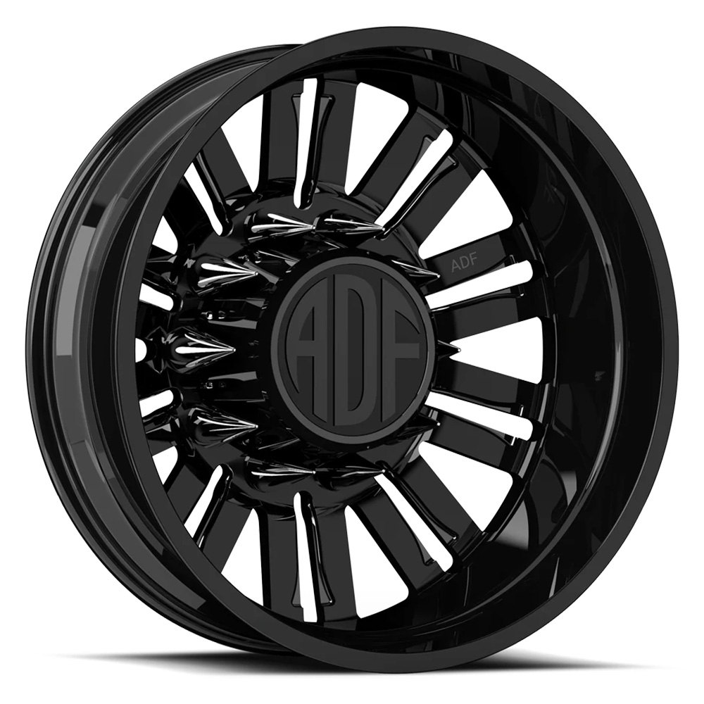 AMERICAN DESIGN FACTORY® RIPPER DUALLY Wheels - Gloss Black Rims