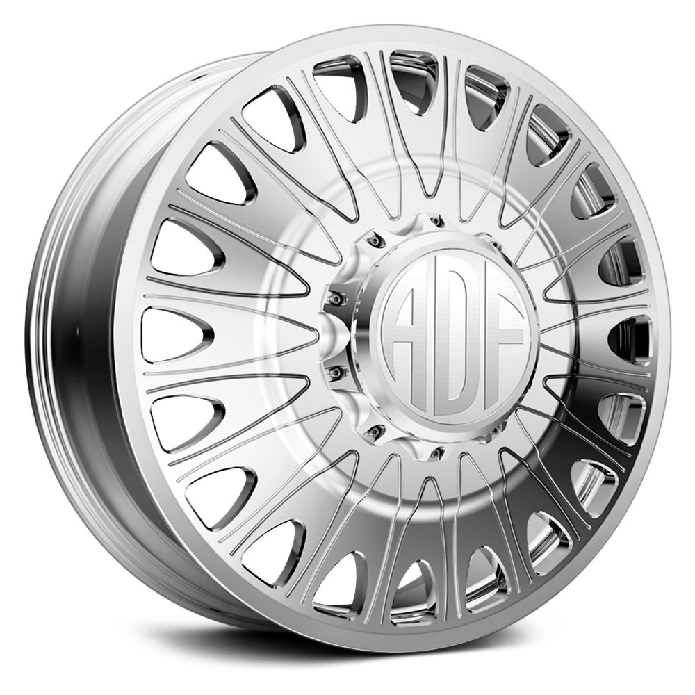 AMERICAN DESIGN FACTORY® ROULETTE BIG RIG DUALLY Wheels - Polished Rims