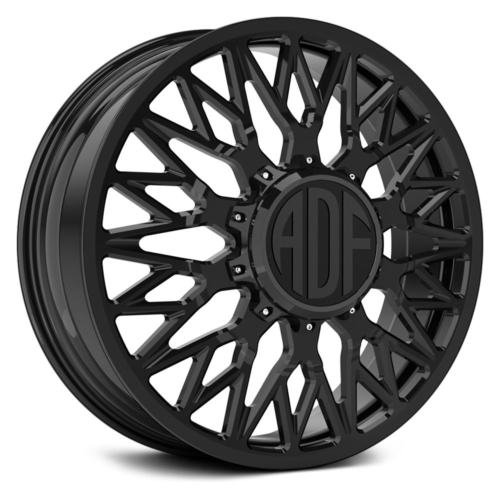 AMERICAN DESIGN FACTORY® TECHNO MESH DUALLY Wheels - Gloss Black Rims
