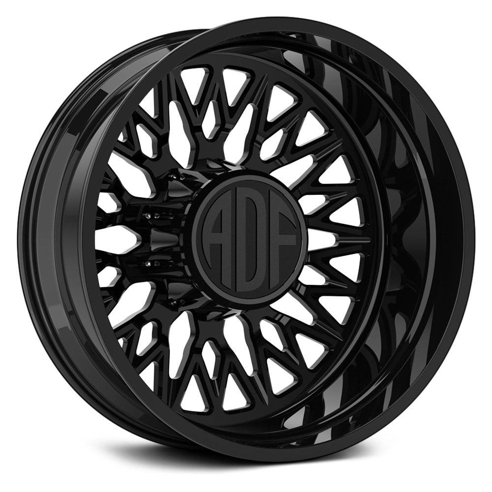AMERICAN DESIGN FACTORY® TECHNO MESH DUALLY Wheels - Gloss Black Rims