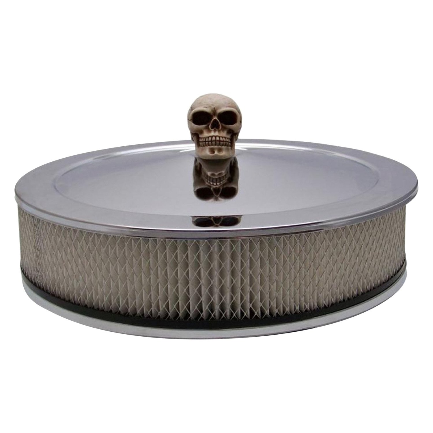 American Shifter® ASCSN06032 - Sammy Skull Air Cleaner Topper