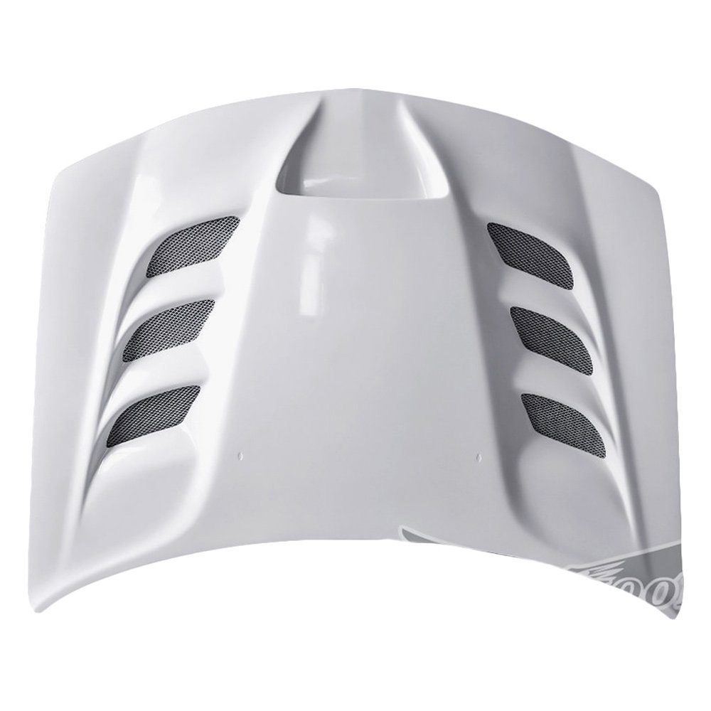 Amerihood® DC06AHVIPFHW - VIP Style Functional Ram Air Fiberglass Hood ...