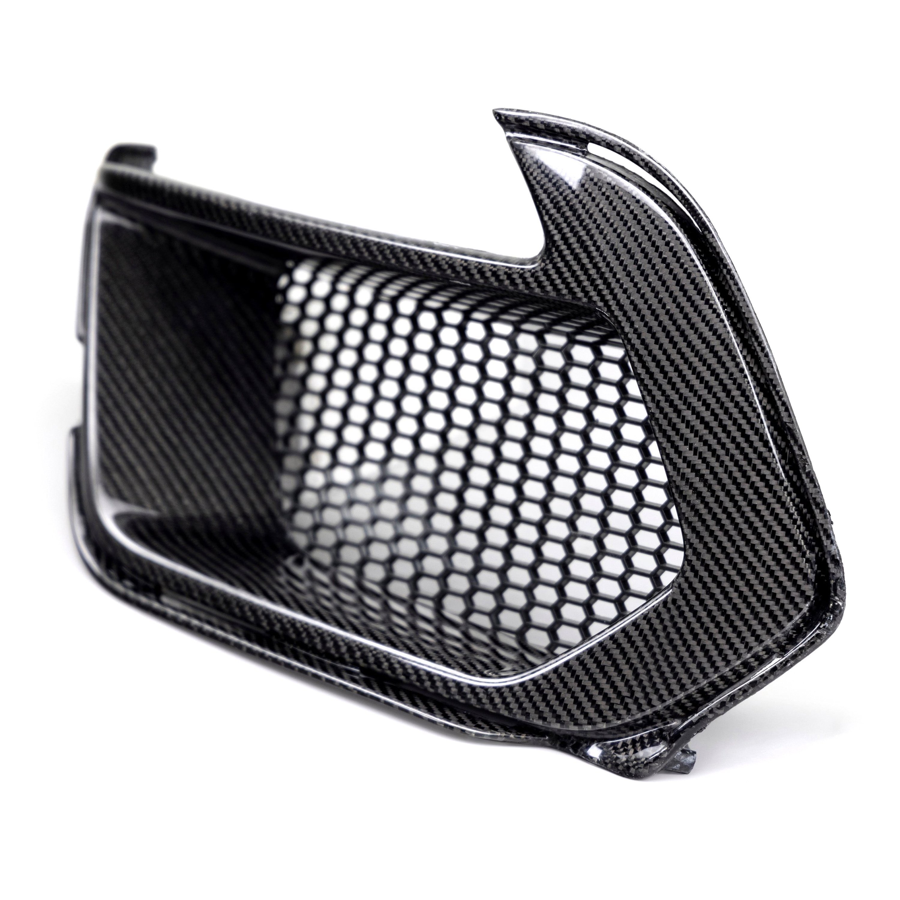 Anderson Composites® AC-ADB21FDMUM1 - Gloss Carbon Fiber Front Bumper ...