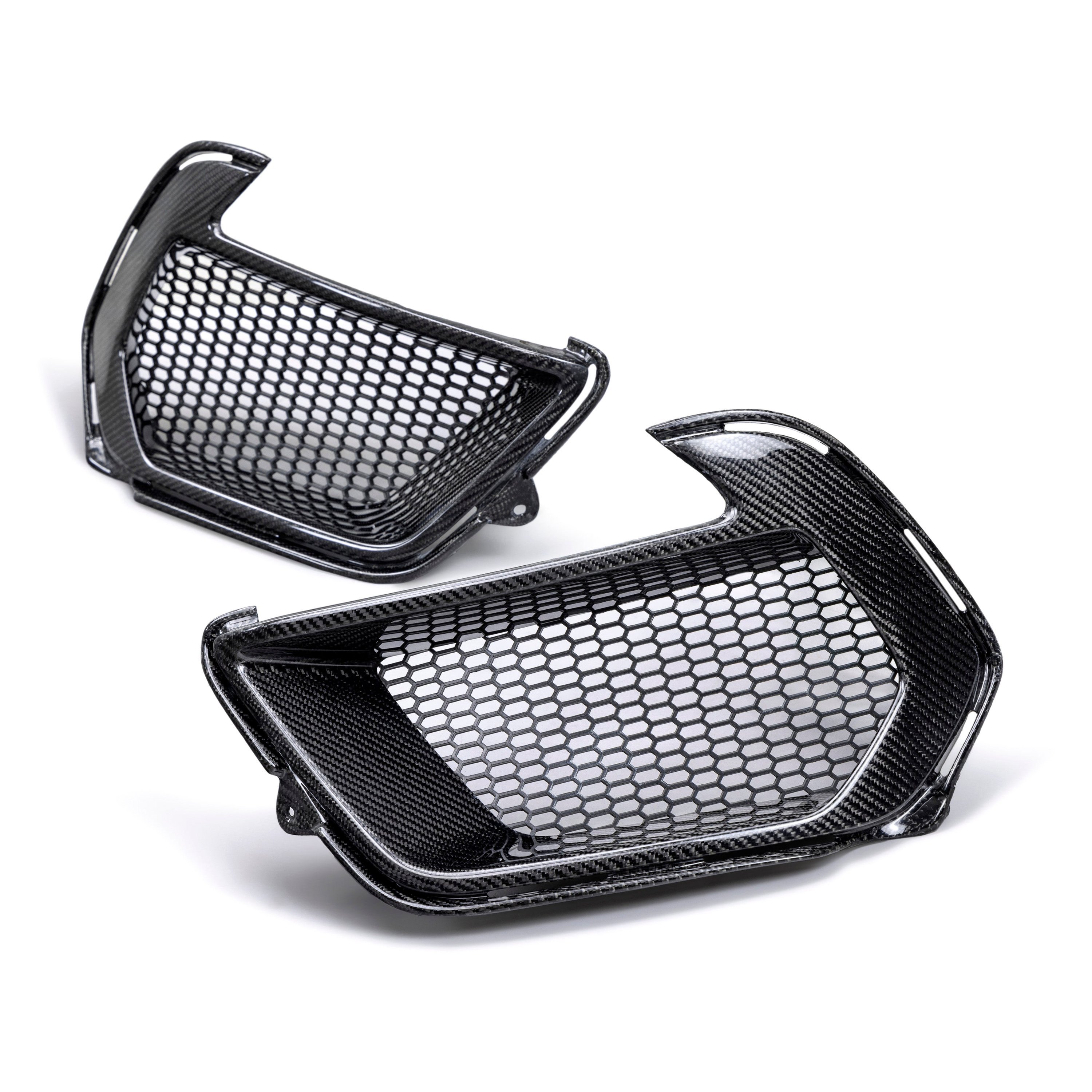 Anderson Composites® AC-ADB21FDMUM1 - Gloss Carbon Fiber Front Bumper ...