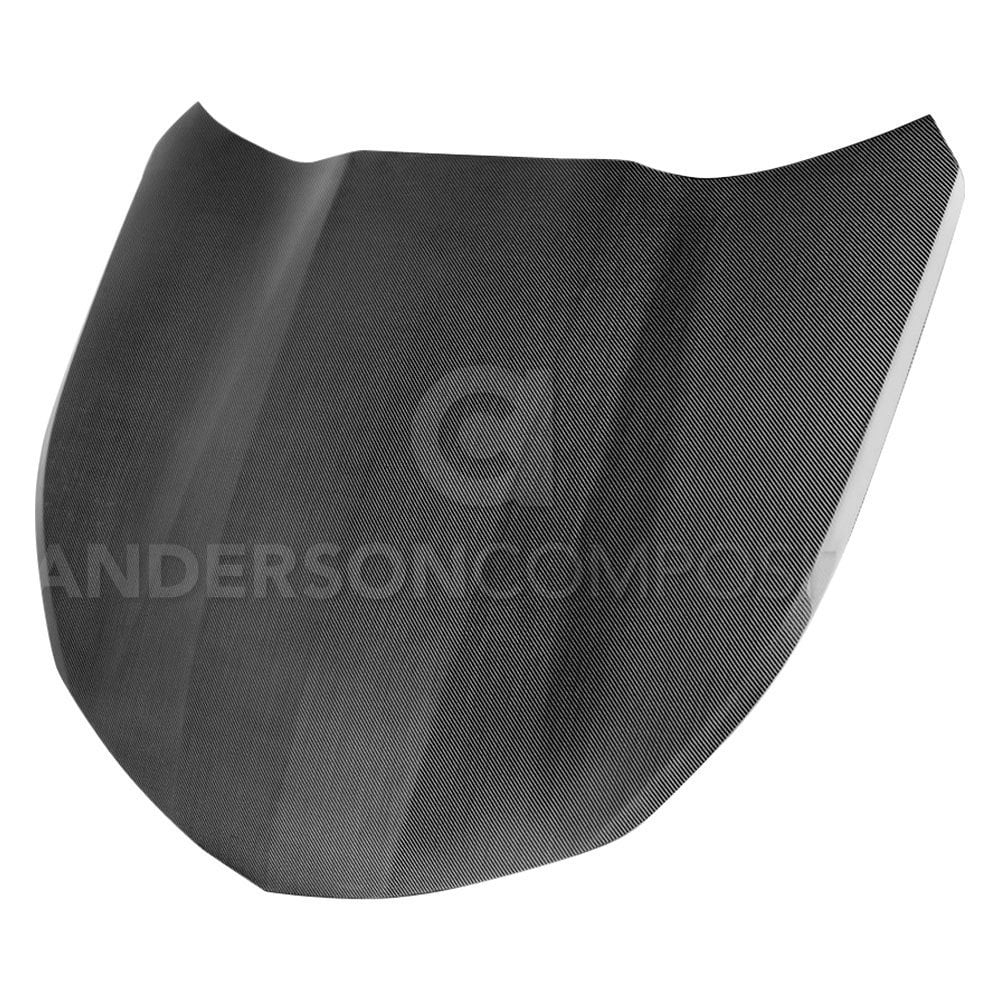 Anderson Composites® AC-HD16CHCAM-OE - OE-Style Gloss Carbon Fiber Hood