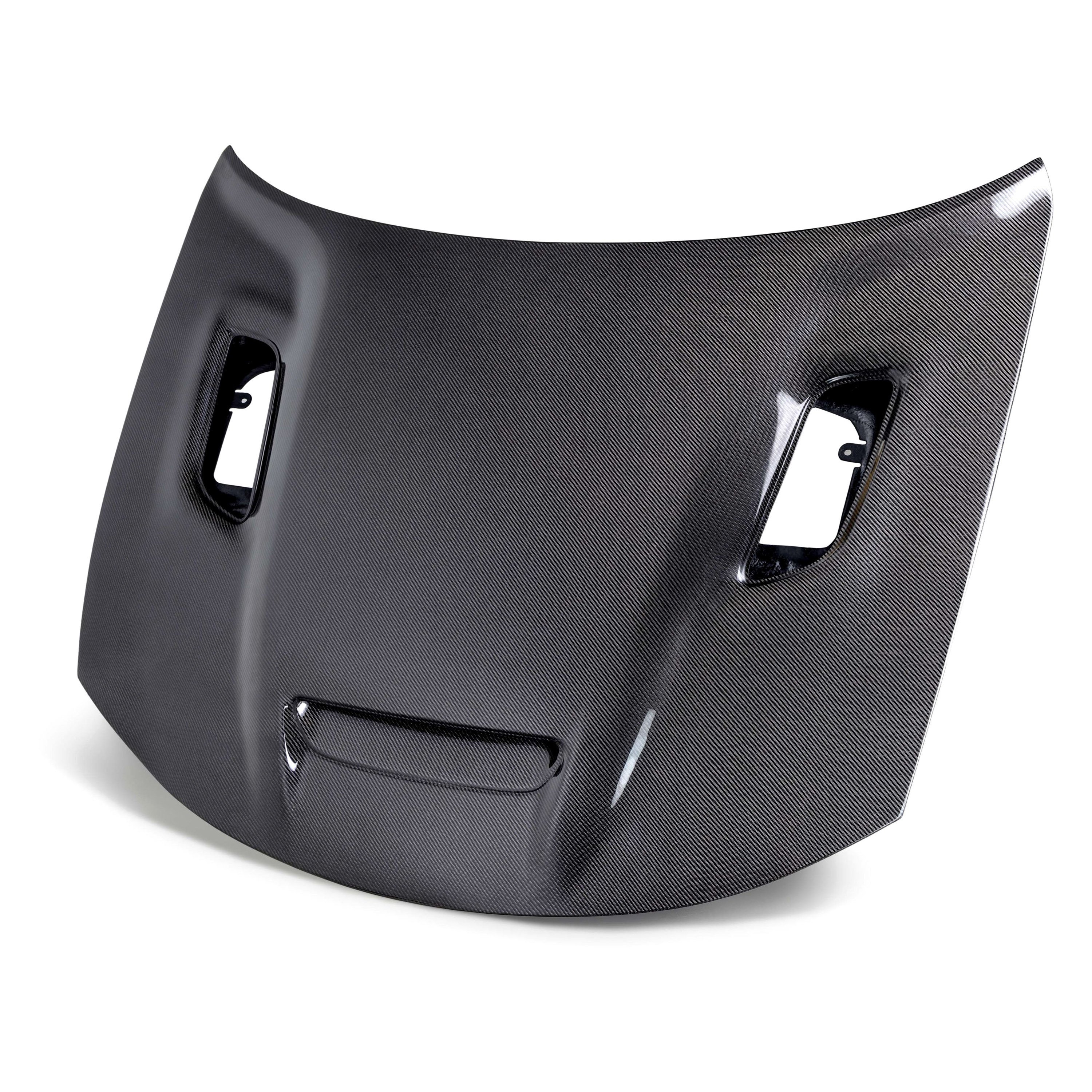 Anderson Composites® AC-HD22DGCR-JB - Type-JB Gloss Carbon Fiber Hood