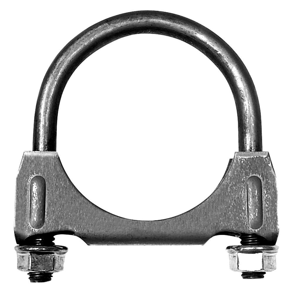 AP Exhaust® - Heavy Duty Mild Steel U-Bolt Clamp with Flange Nut