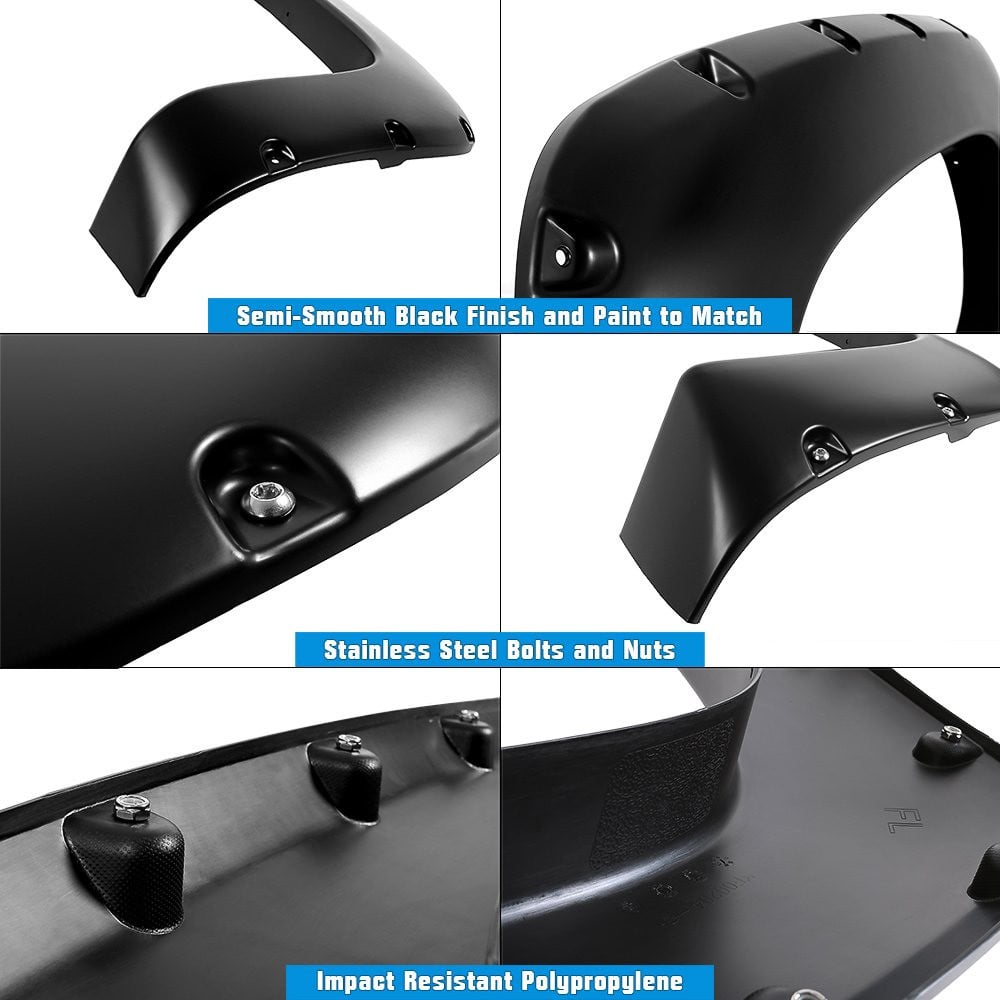 APG® FF03BJC8SK - Dimple Style Front and Rear Fender Flares