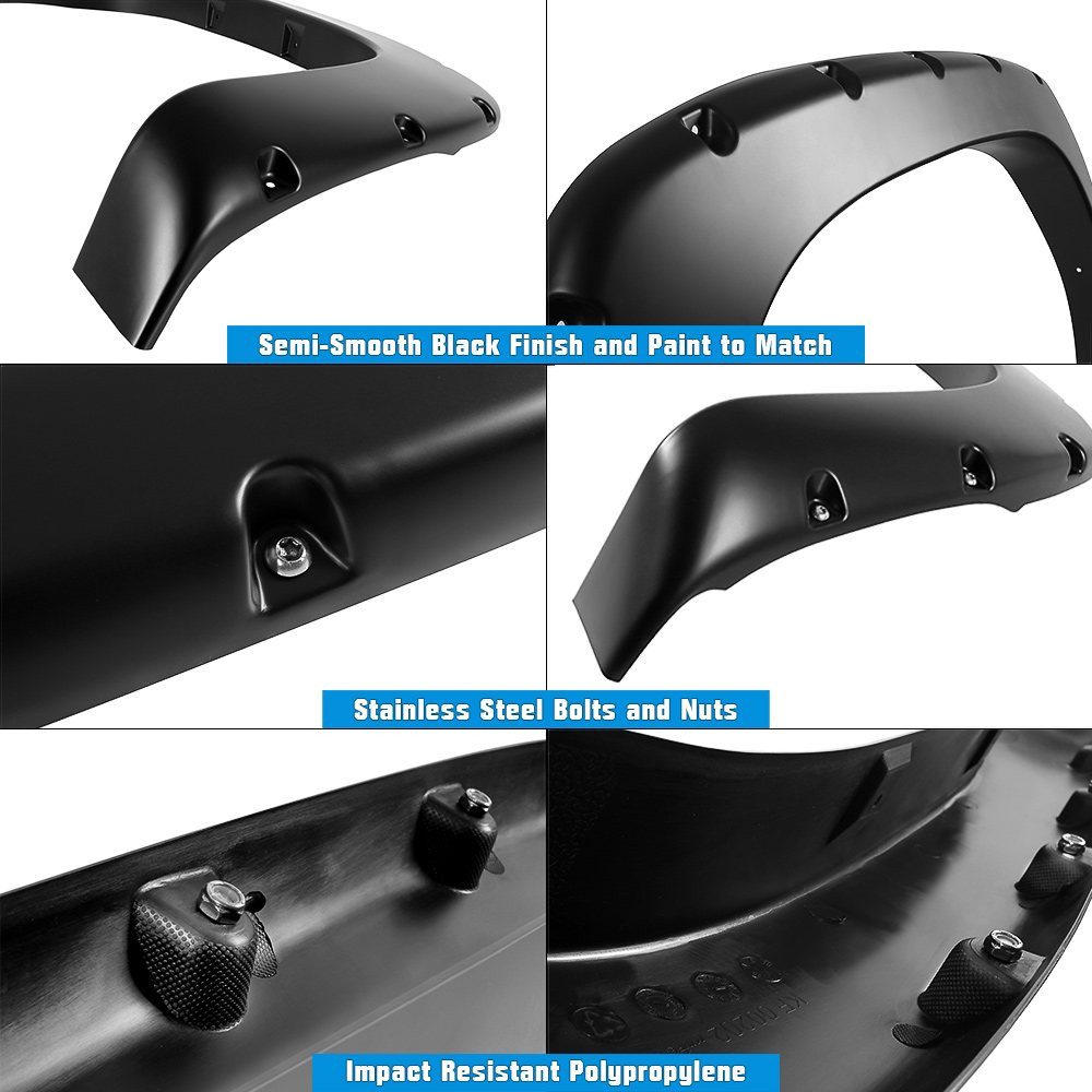 APG® FF03BJJ1SK - Dimple Style Front and Rear Fender Flares