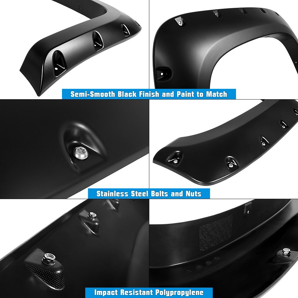 APG® FF03BJJ4SK - Dimple Style Front and Rear Fender Flares