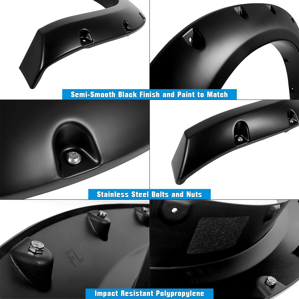 APG® FF04BJA0SK - Dimple Style Front and Rear Fender Flares