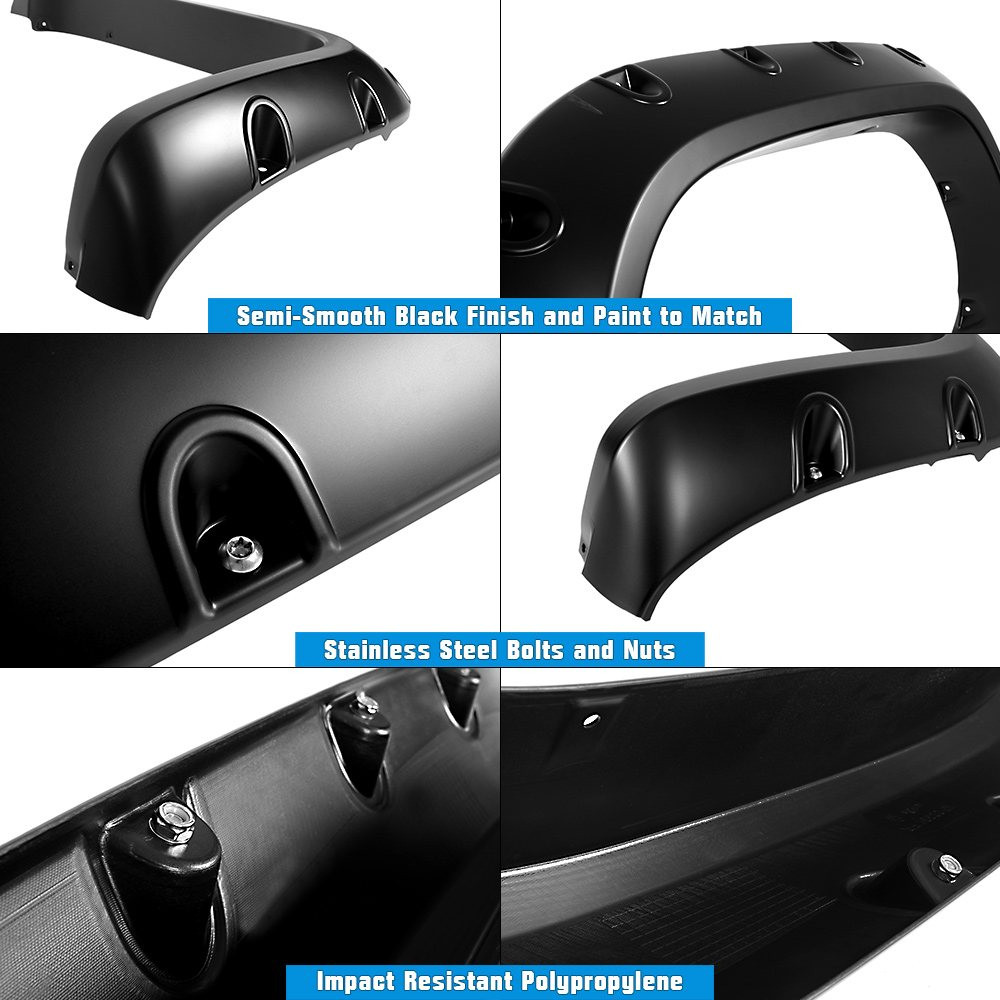 APG® FF04BJC7SK - Dimple Style Front and Rear Fender Flares