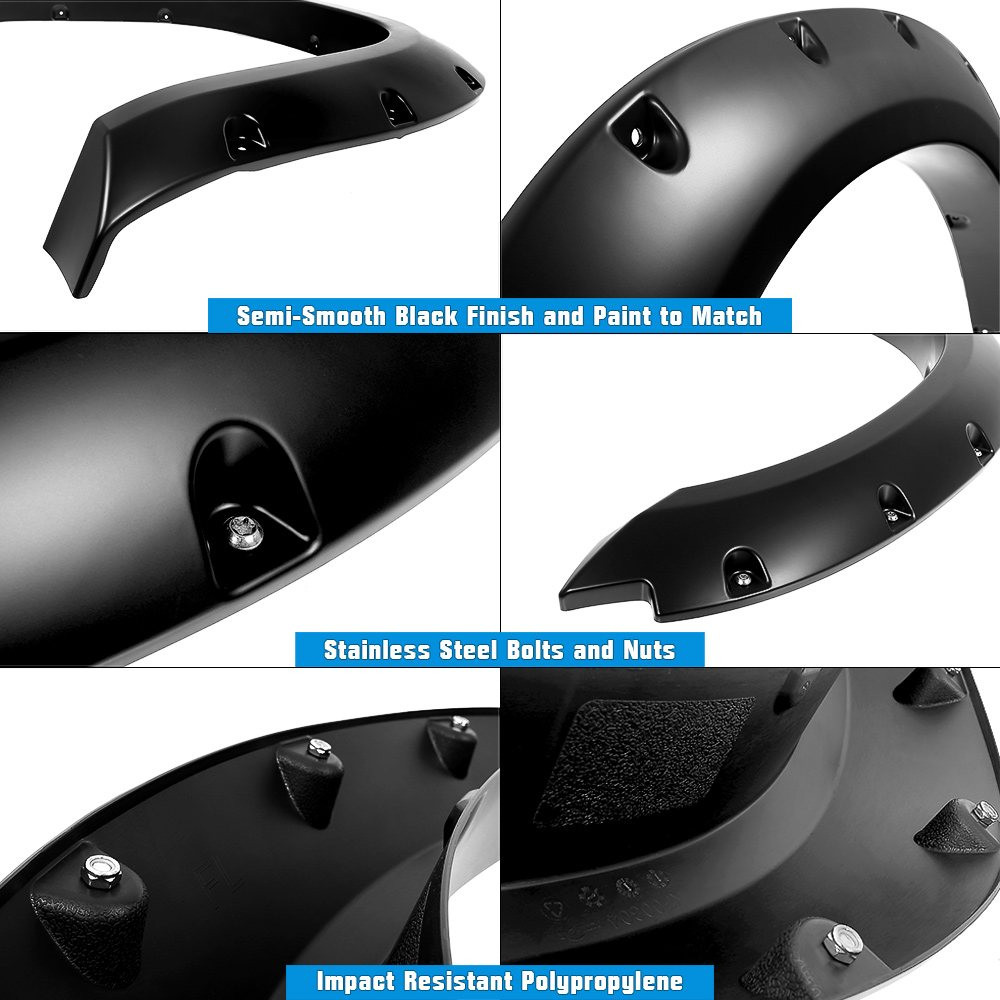 APG® FF04BJJ9SK - Dimple Style Front and Rear Fender Flares