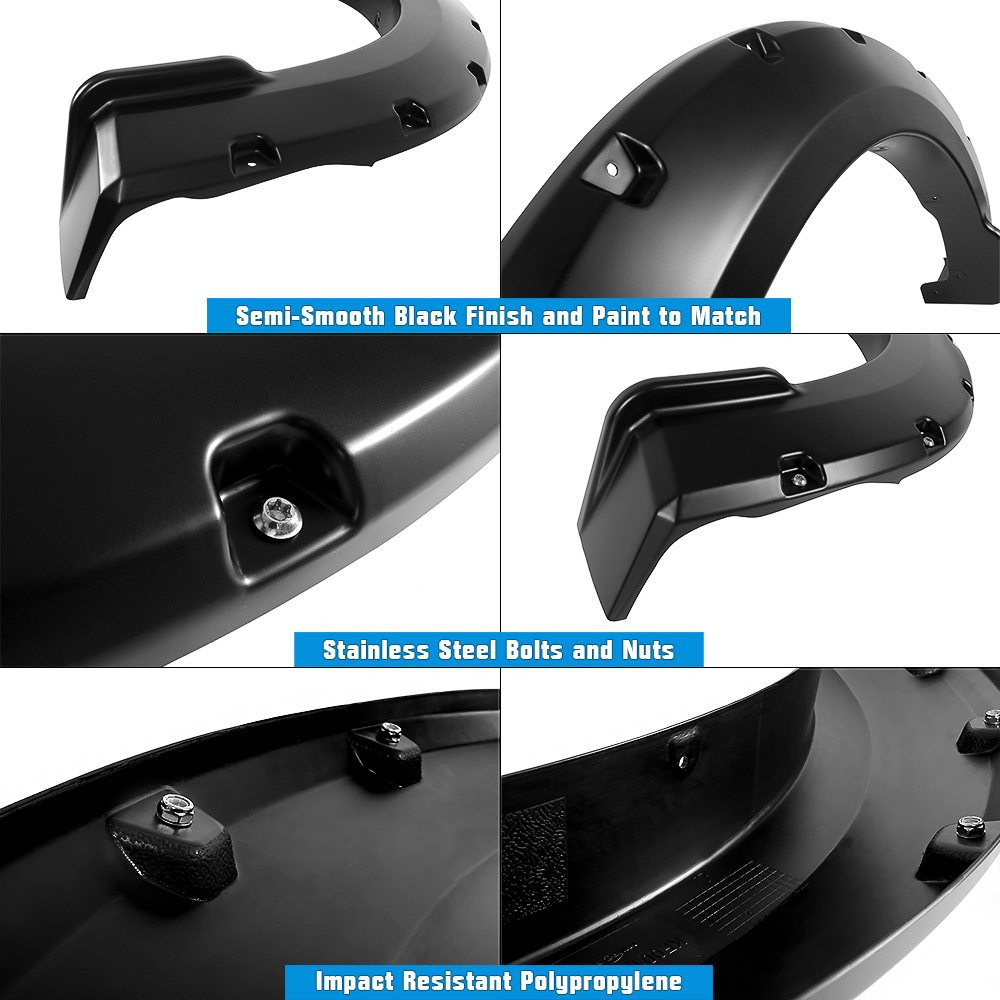 APG® FF06BJE2SK - Dimple Style Front and Rear Fender Flares