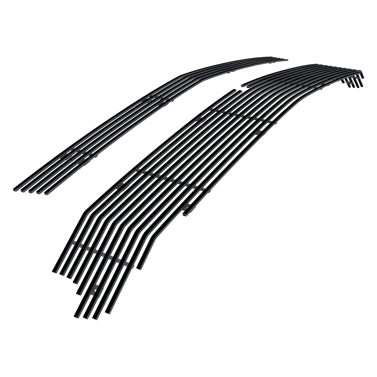 APG® GR03FEB79J - 2-Pc Black 8x6 mm Horizontal Billet Main Grille