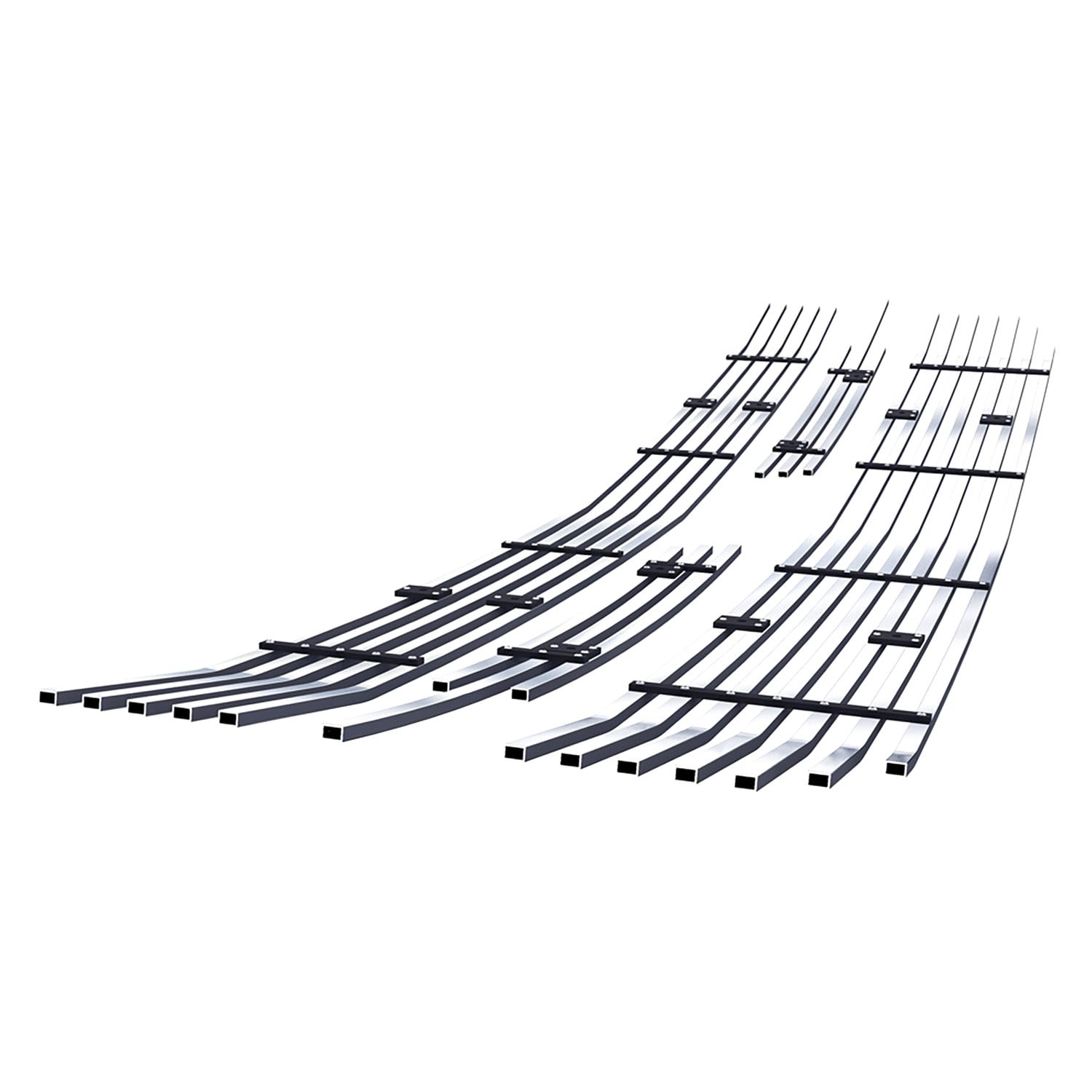 APG® GR03FEF55S - 4-Pc Polished 8x6 mm Horizontal Billet Main Grille