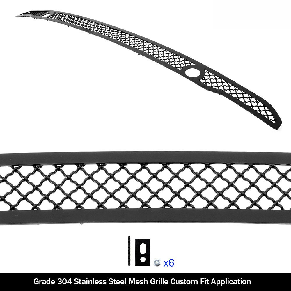 APG® GR04GEB05K - 1-Pc Black 2.5 mm Wire Mesh Bumper Grille
