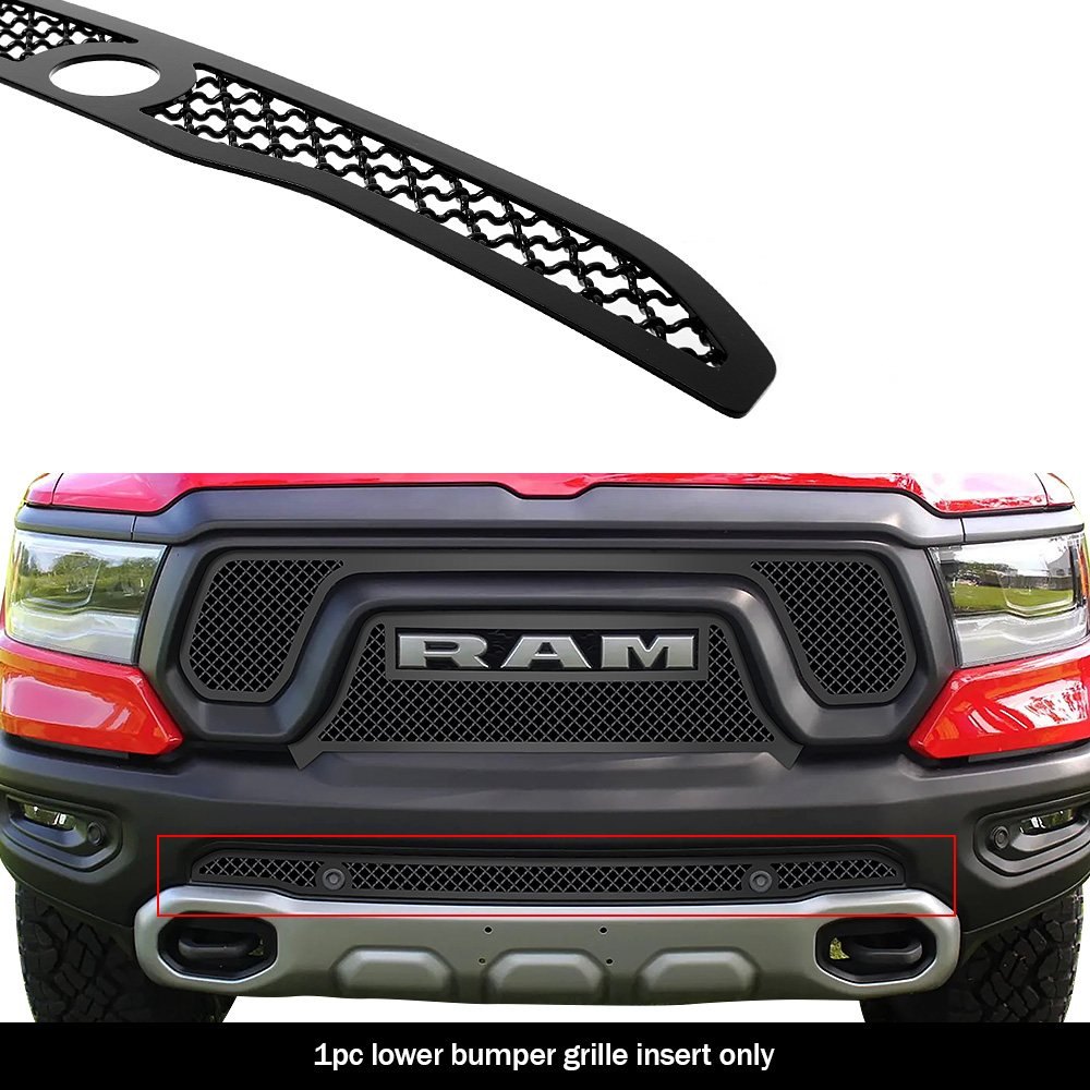 APG® GR04GEB05K - 1-Pc Black 2.5 mm Wire Mesh Bumper Grille