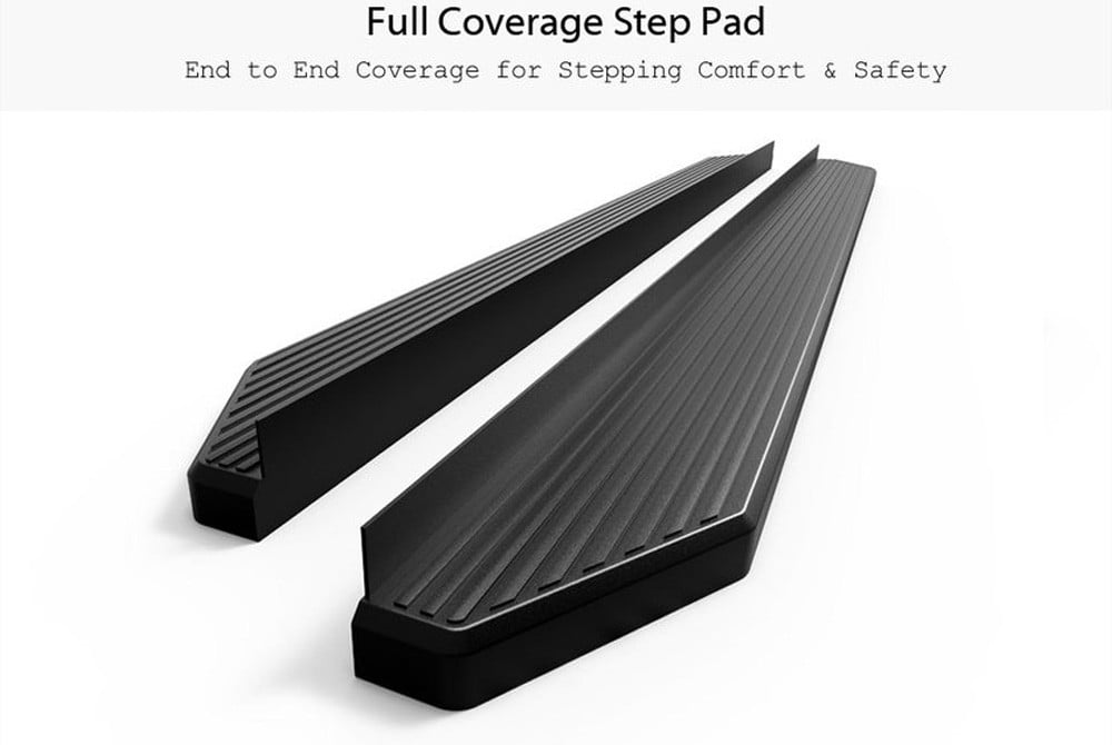 APG® IB04RIA3H - 6" H Series Black Running Boards