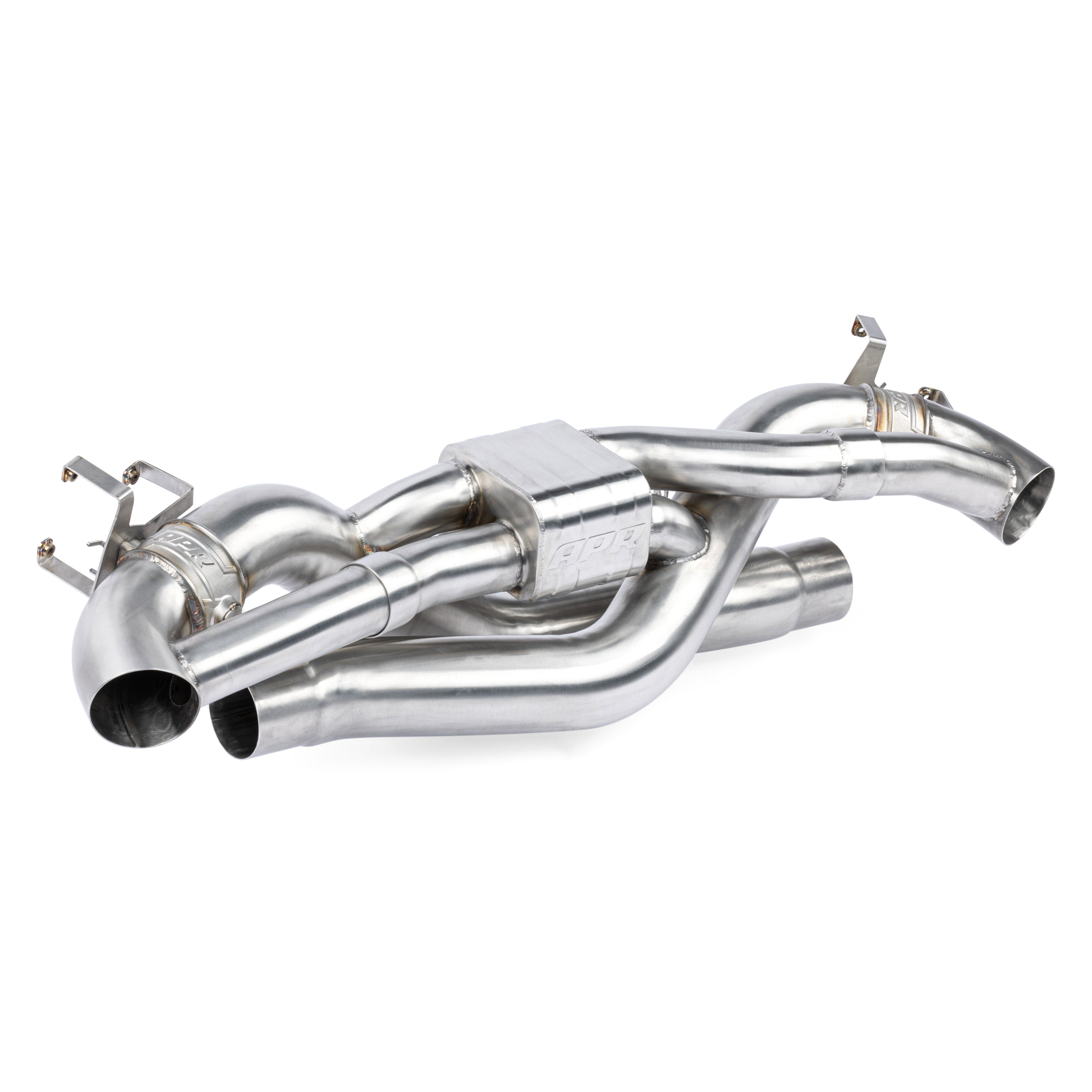 APR® CBK0058 - 304 SS Cat-Back Exhaust System with Split Rear Exit