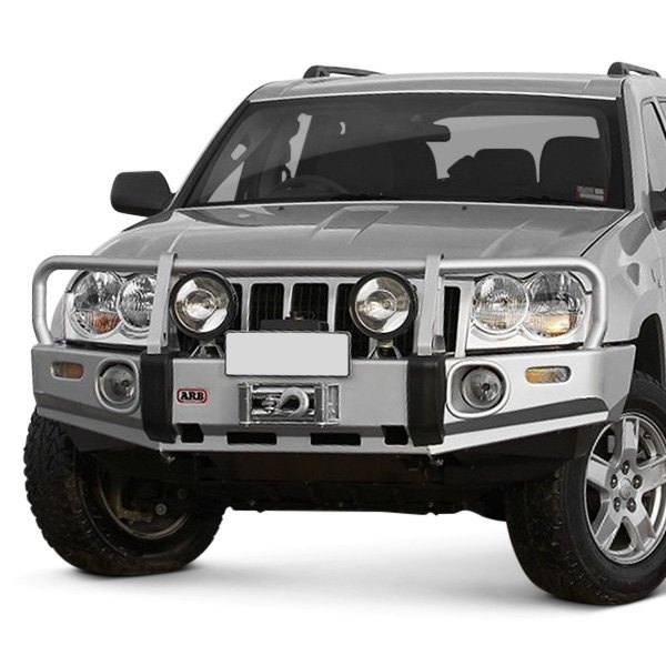 ARB® 3450130 - Deluxe Full Width Black Powder Coated Front Winch HD ...