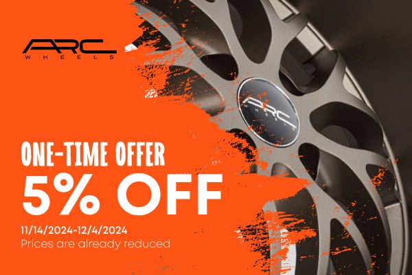 ARC WHEELS® AR05 Wheels - Silver with Machined Face Rims - AR05188551435SF