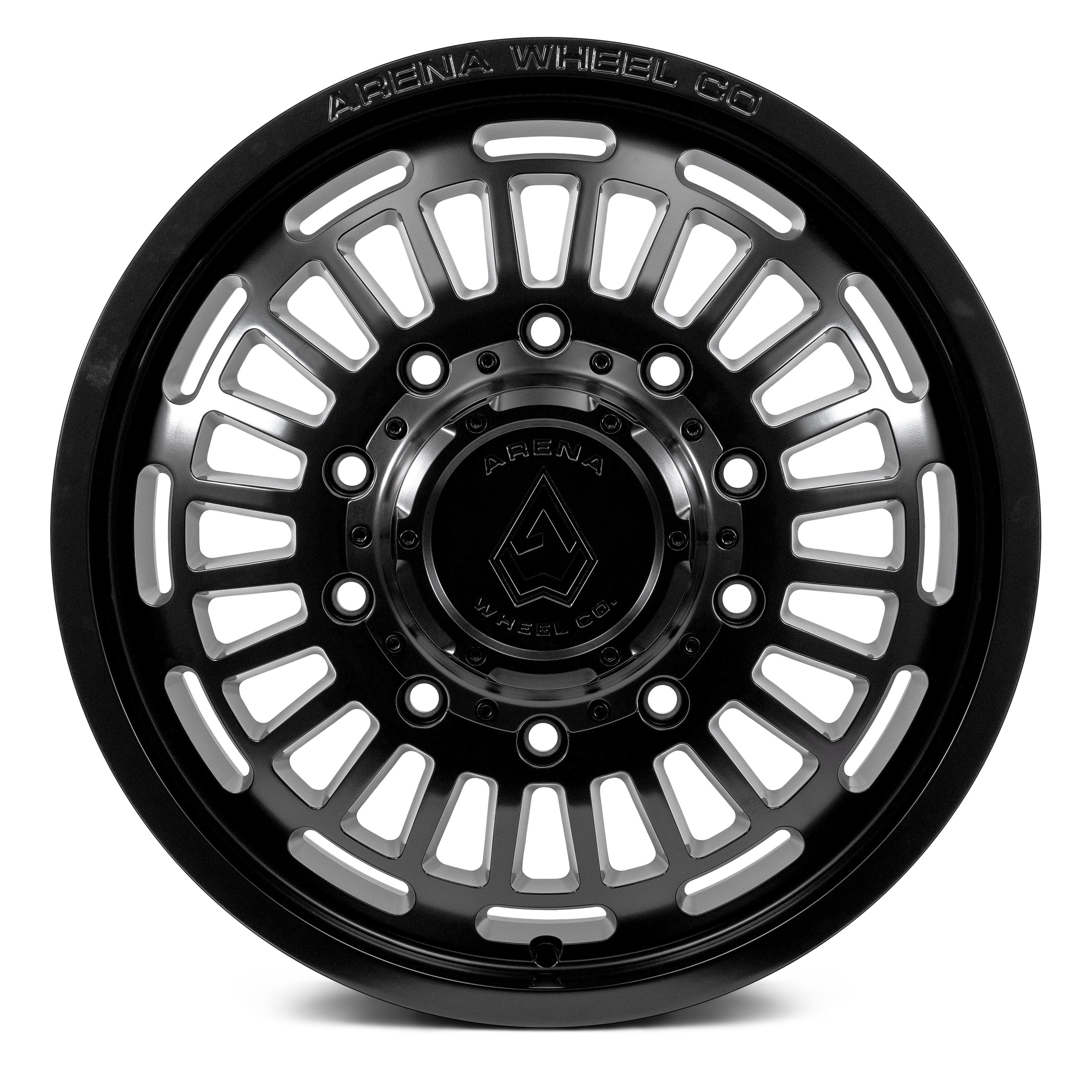 ARENA WHEEL CO® DUALLY TACTIC Wheels - Satin Black Rims