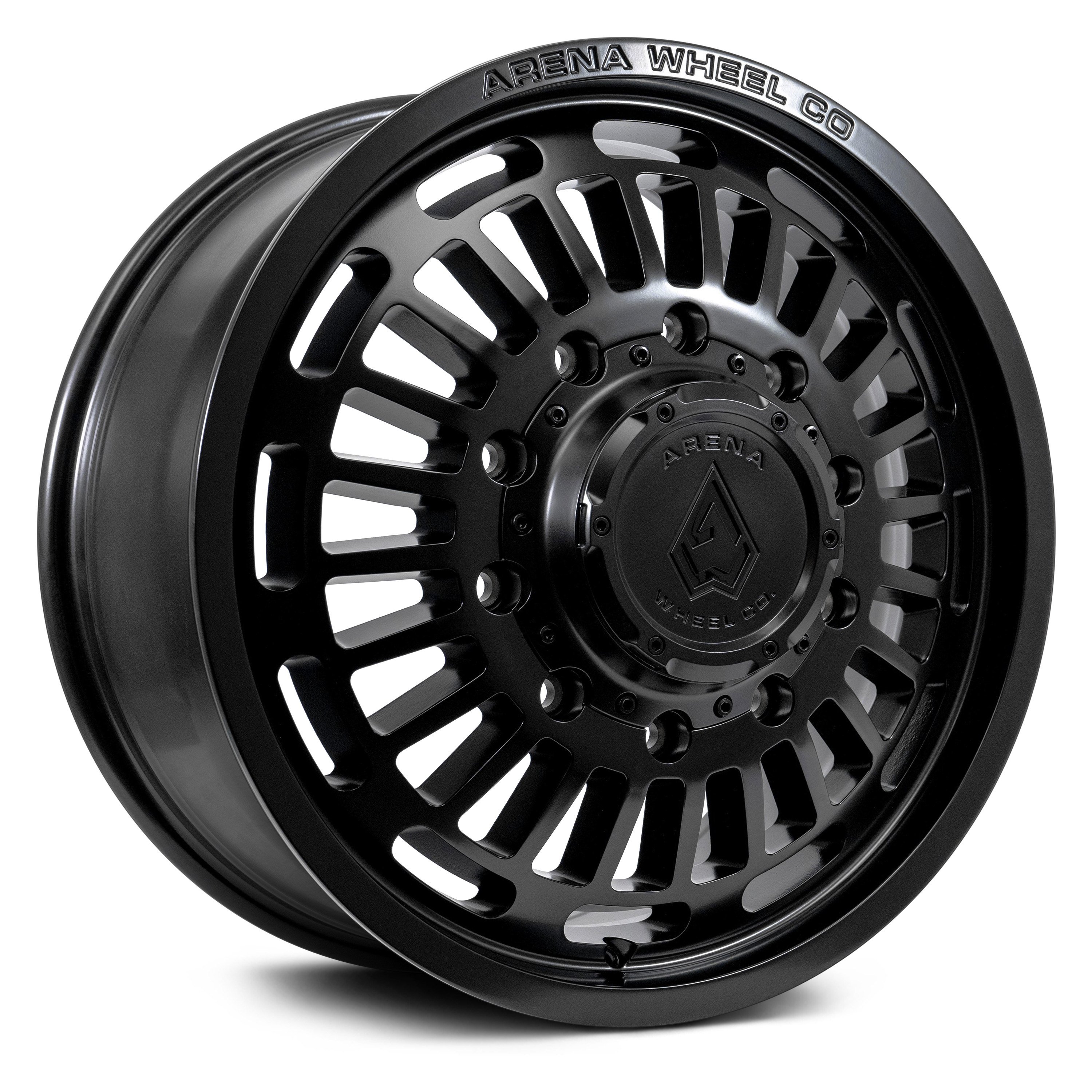 ARENA WHEEL CO® DUALLY TACTIC Wheels - Satin Black Rims