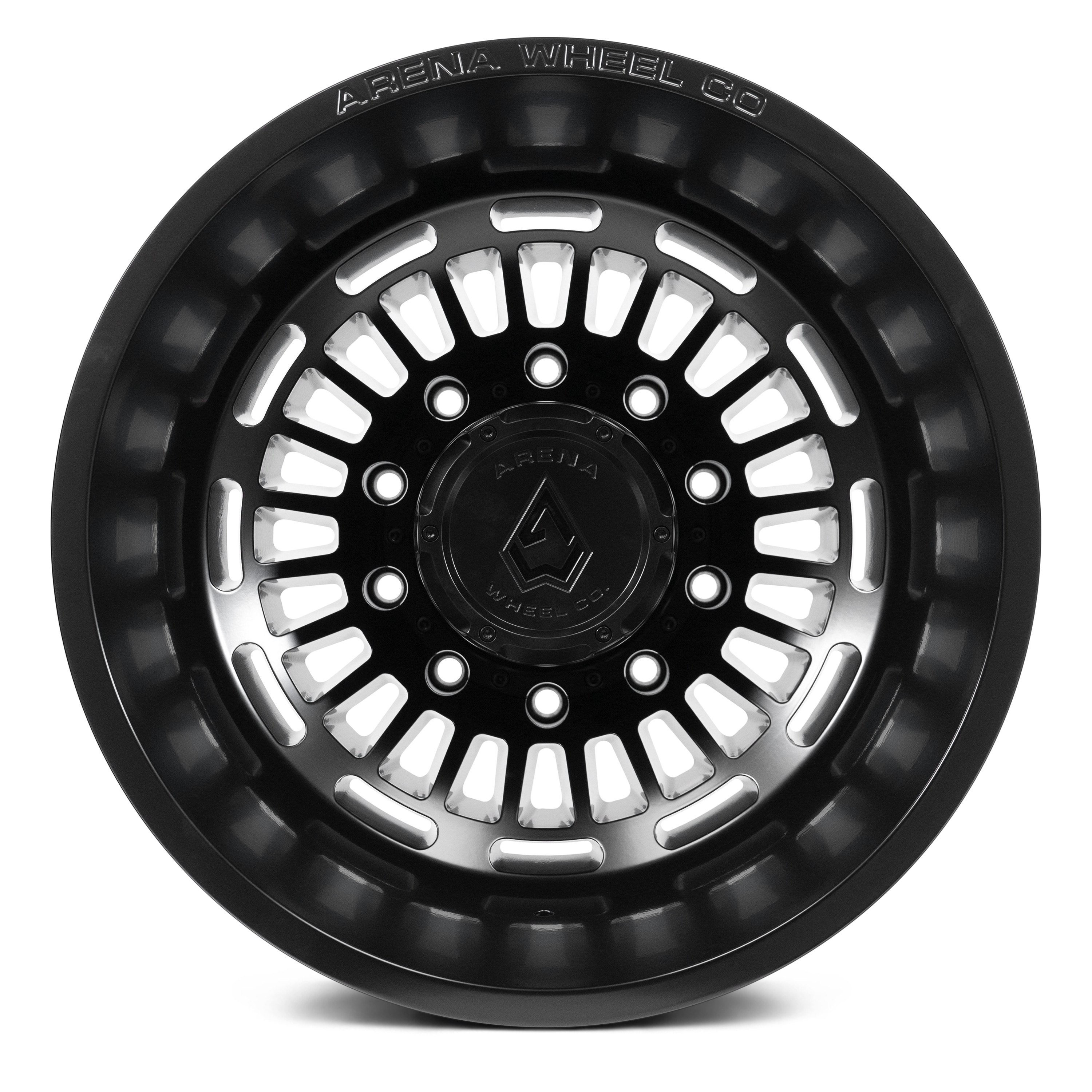 ARENA WHEEL CO® DUALLY TACTIC Wheels - Satin Black Rims
