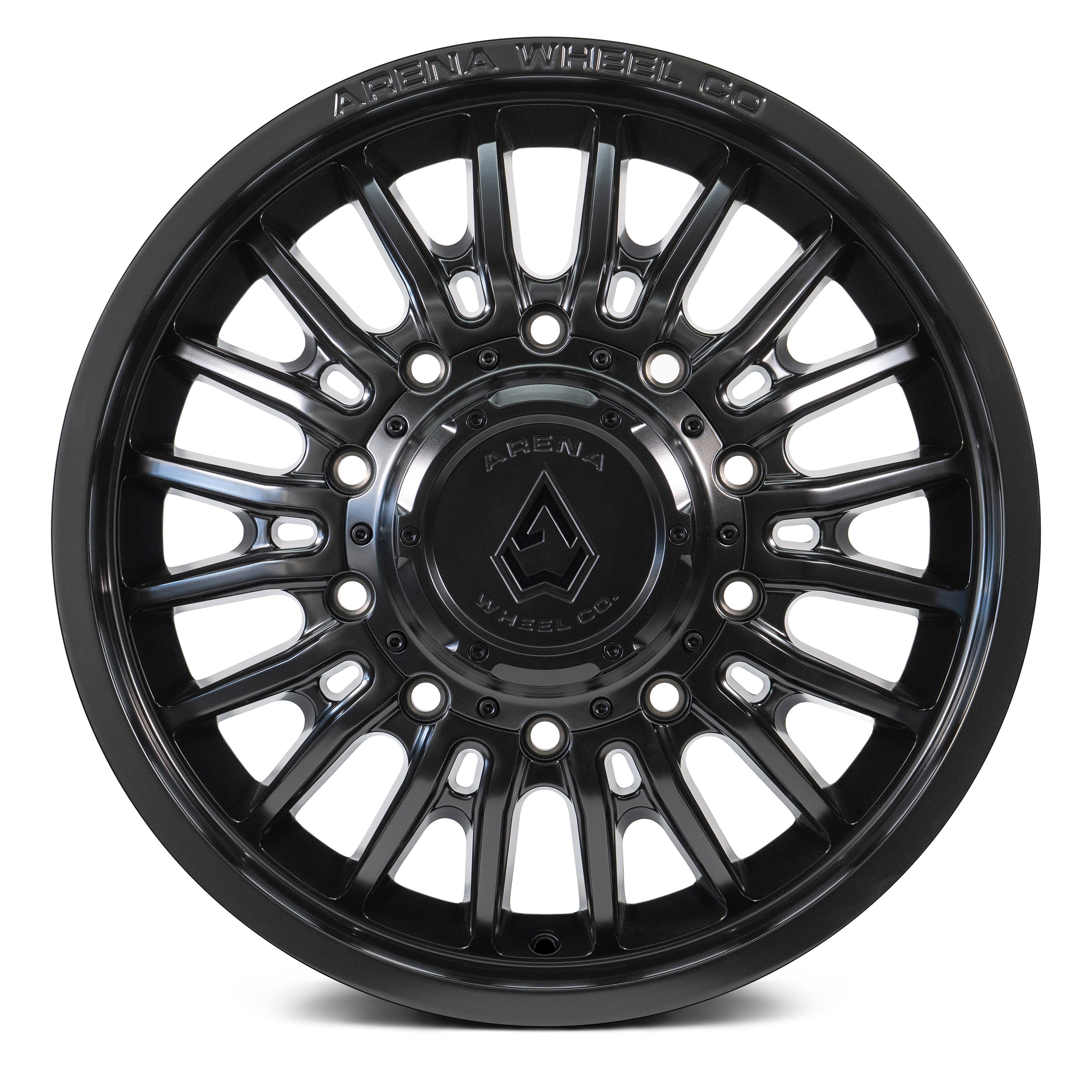 ARENA WHEEL CO® DUALLY THUNDER Wheels - Satin Black Rims - A113228293P10501