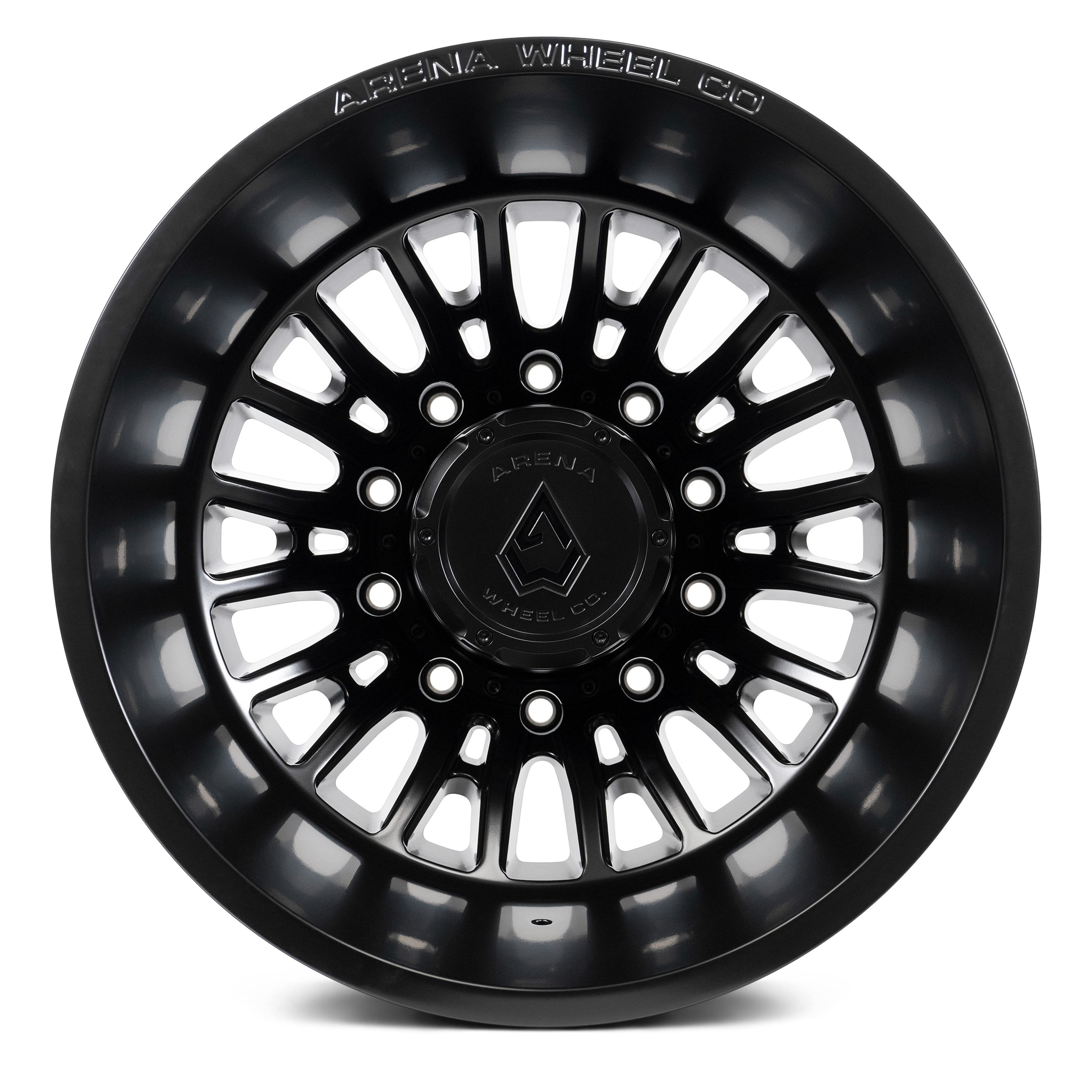 ARENA WHEEL CO® DUALLY THUNDER Wheels - Satin Black Rims