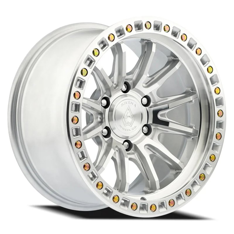ARENA WHEEL CO® MISSION Wheels - Gloss Silver with Machined Face Rims ...