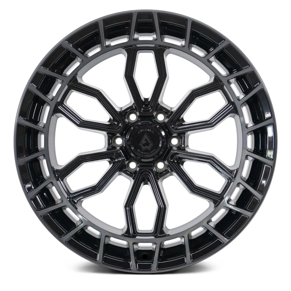 ARENA WHEEL CO® RECON Wheels - Gloss Black with Machined DDT Lip Rims
