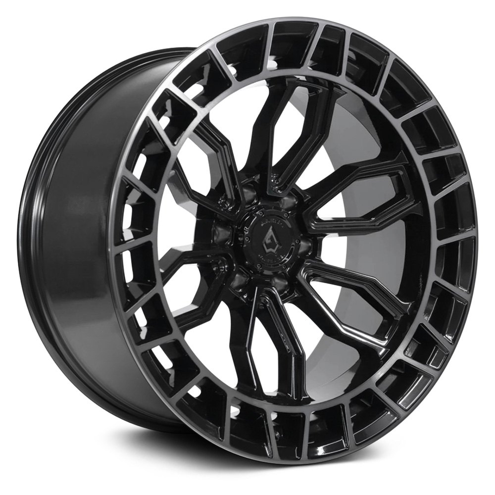 ARENA WHEEL CO® RECON Wheels - Gloss Black with Machined DDT Lip Rims