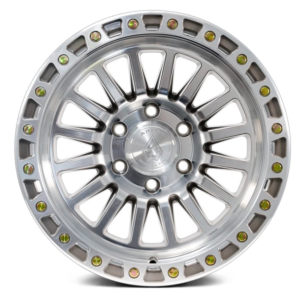 ARENA WHEEL CO® TROPHY Wheels - Bright Machined with Zinc Bolts Rims ...