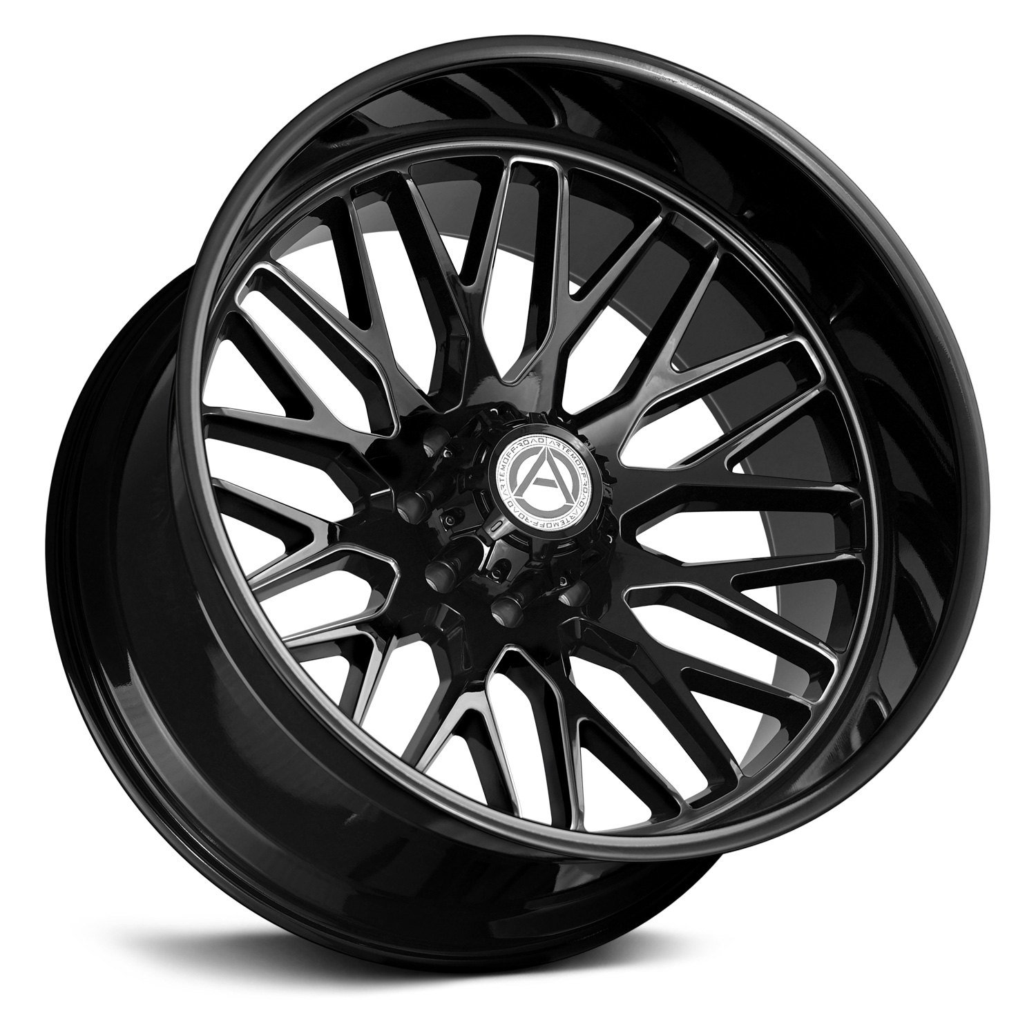 ARTEM OFF-ROAD® NOVUS Wheels - Gloss Black with Milled Accents Rims