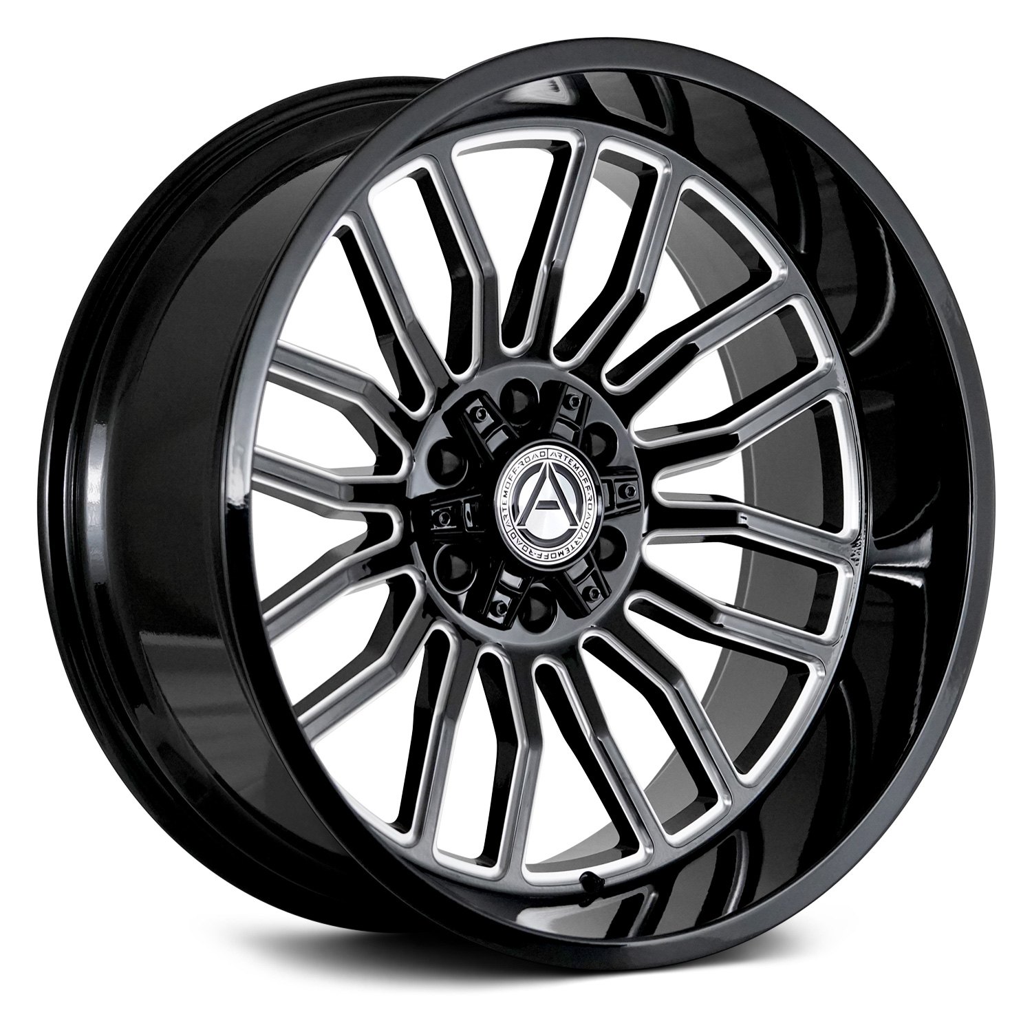 ARTEM OFF-ROAD® DIV Wheels - Gloss Black with Milled Accents Rims ...