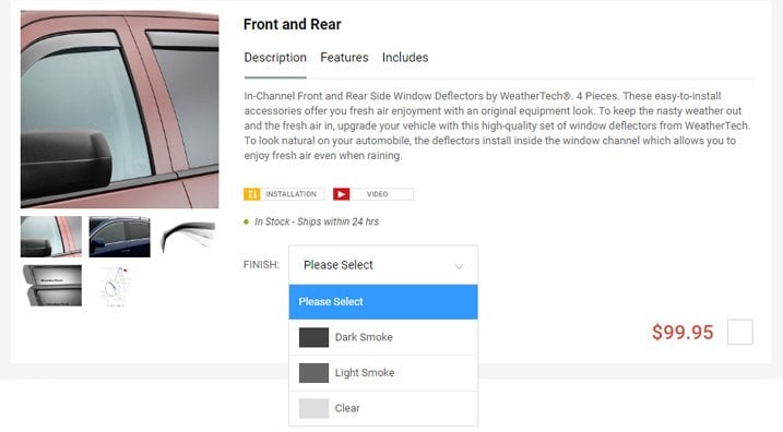 Rear Wind Deflectors For Pickup Trucks & SUV’s