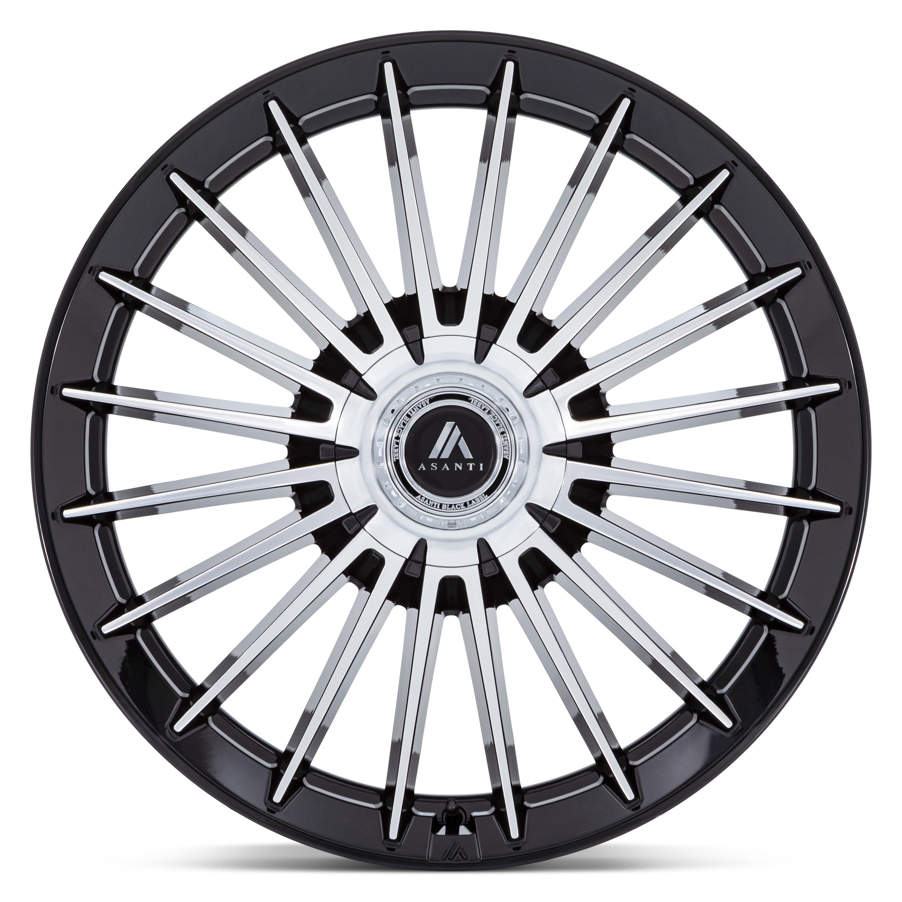ASANTI® AB048 VICEROY Wheels - Gloss Black with Machined Face Rims